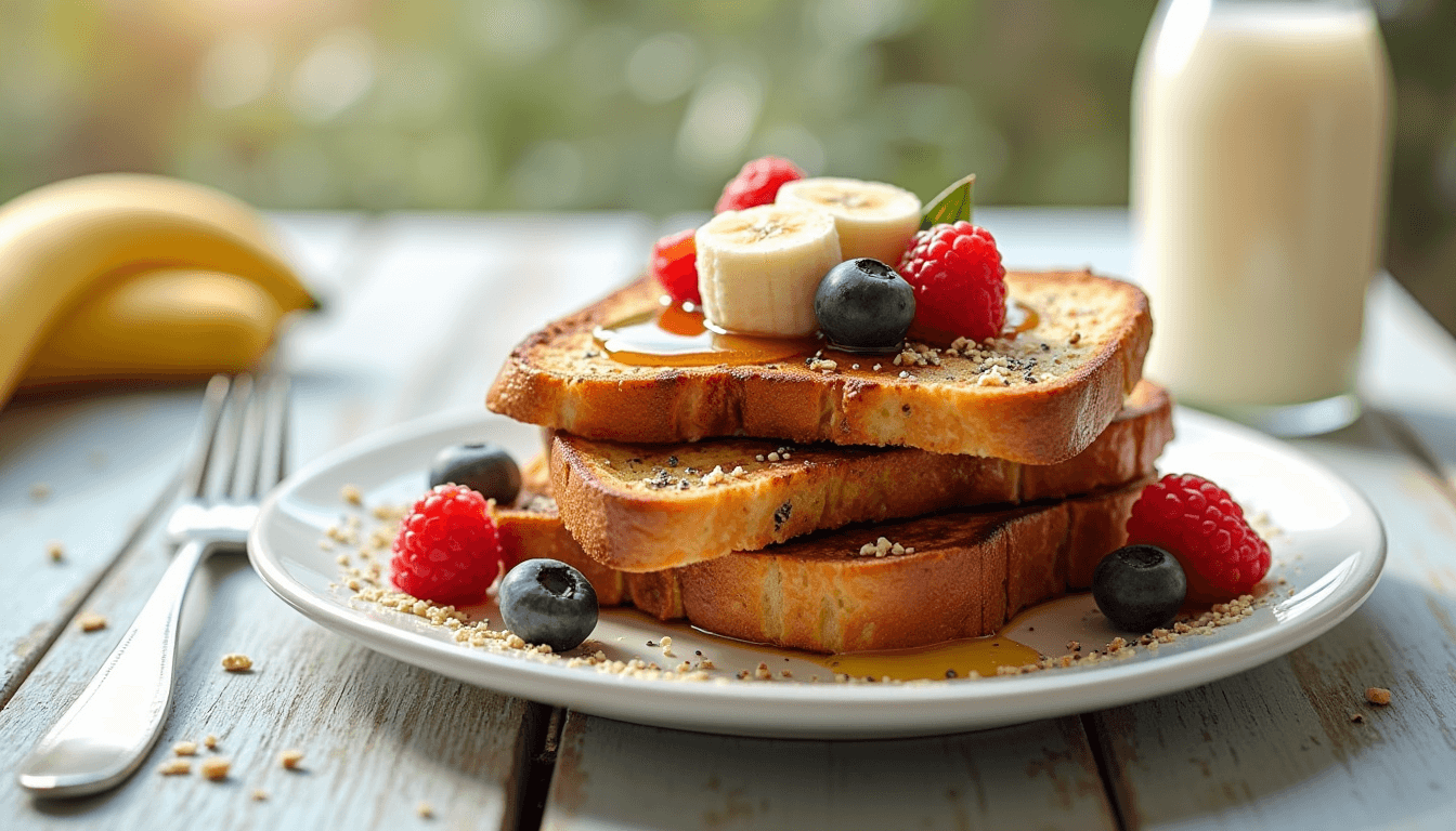 Fluffy Healthy French Toast – Low-Cal & Tasty 1